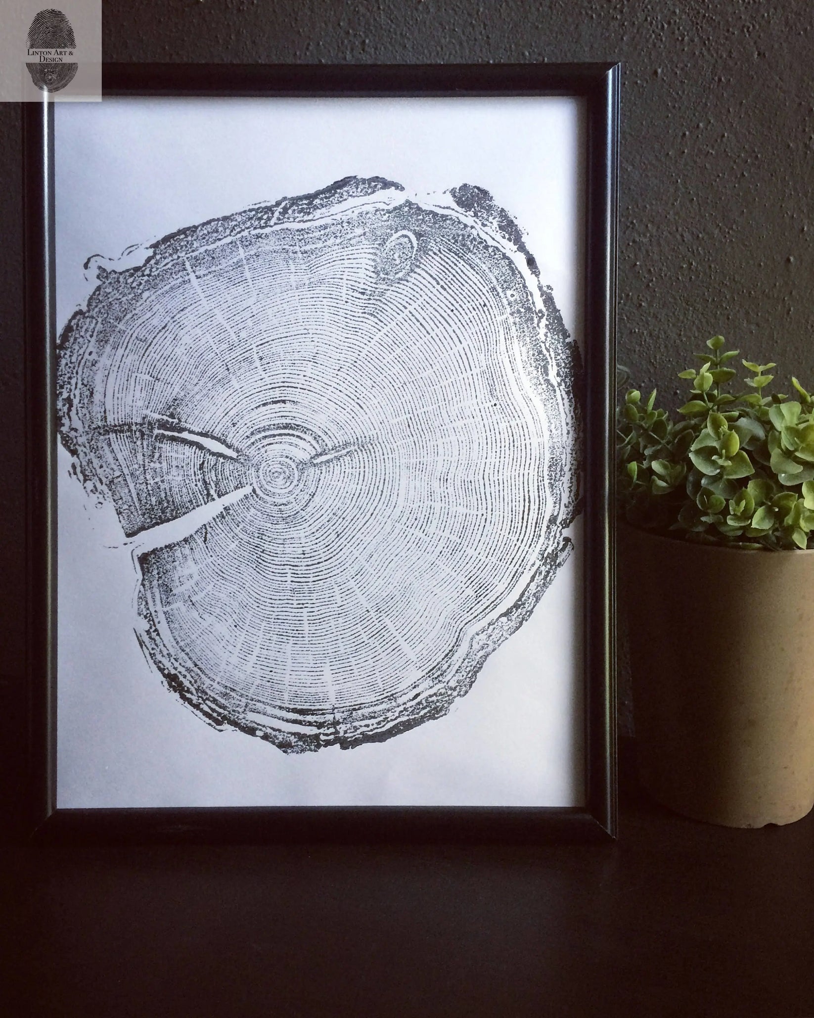 Beautiful Tree Ring Prints - Set of 9 – lintonart