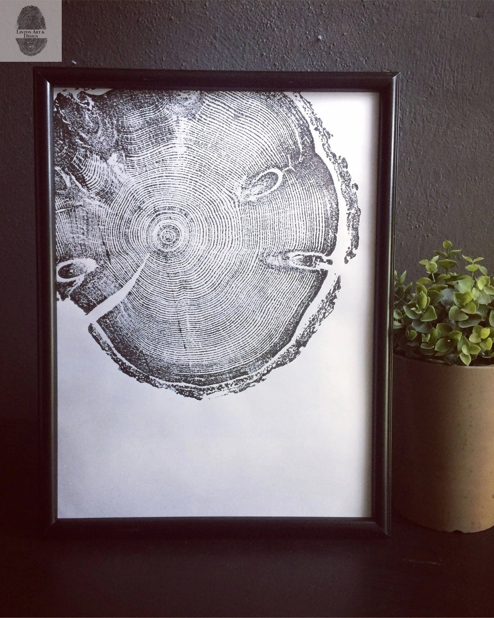 Beautiful Tree Ring Prints - Set of 9 – lintonart